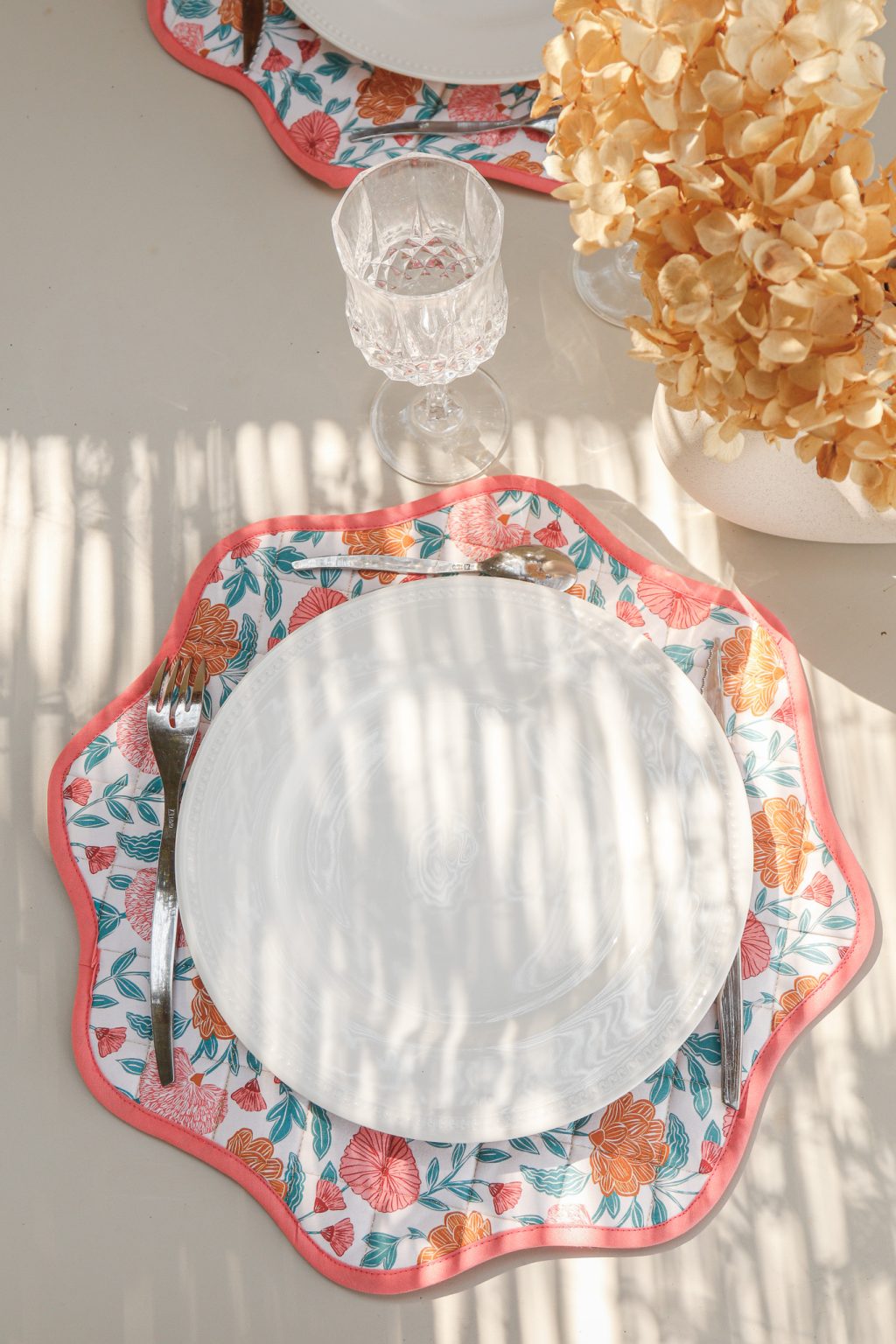 Des sets de table Fleur